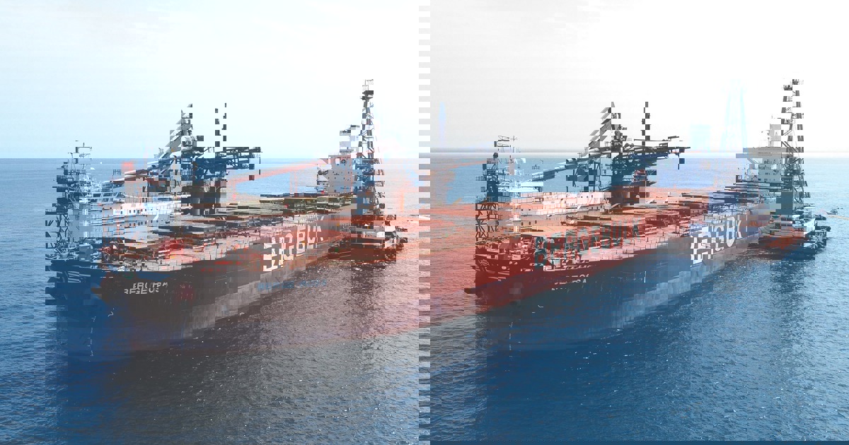 First Capesize vessel to sail from GAC’s transhipment facilities | GAC